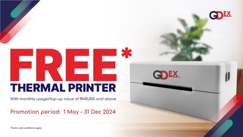 Free Thermal Printer Application Form - GDEX