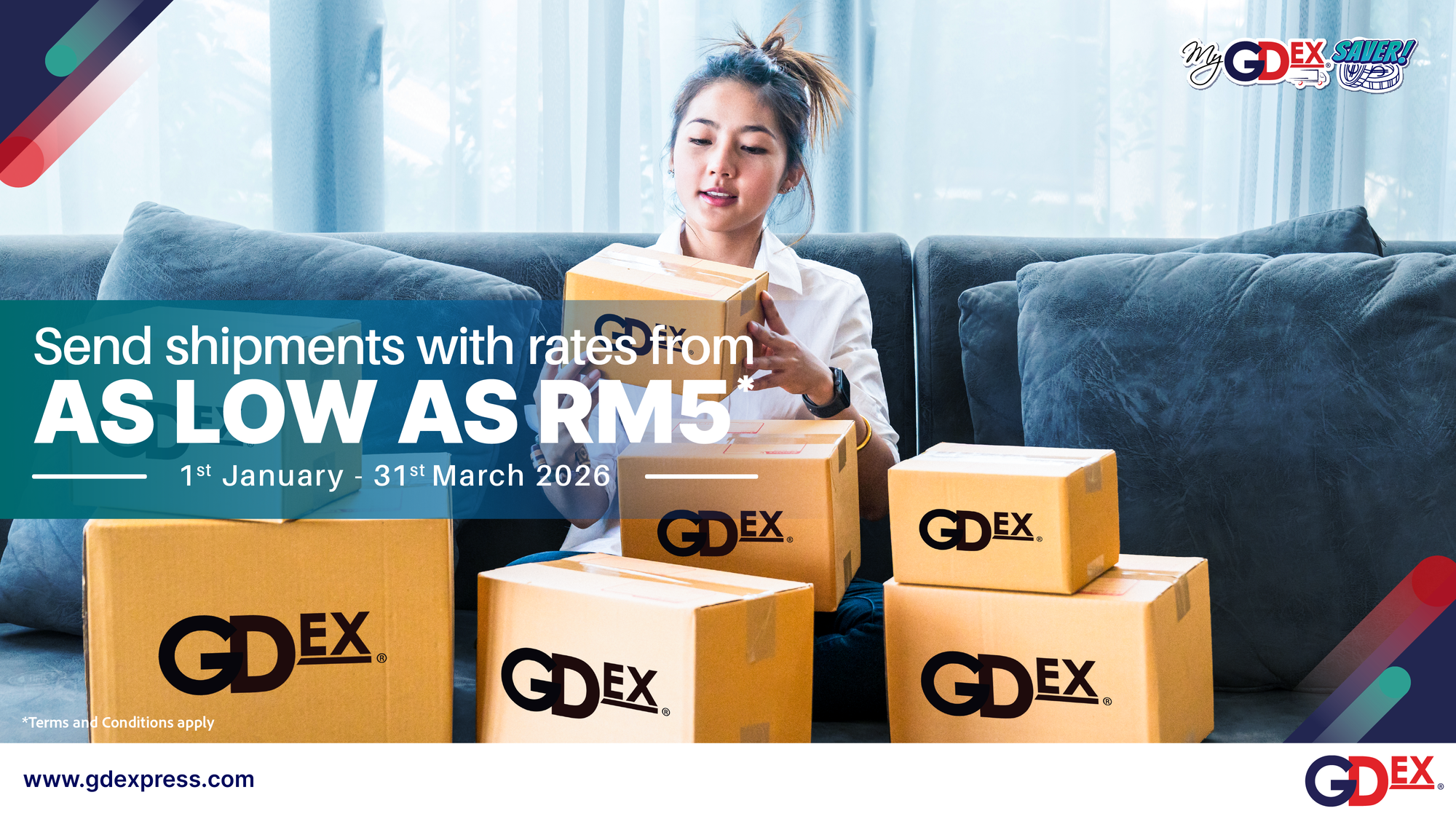 myGDEX RM5 Promo - GDEX